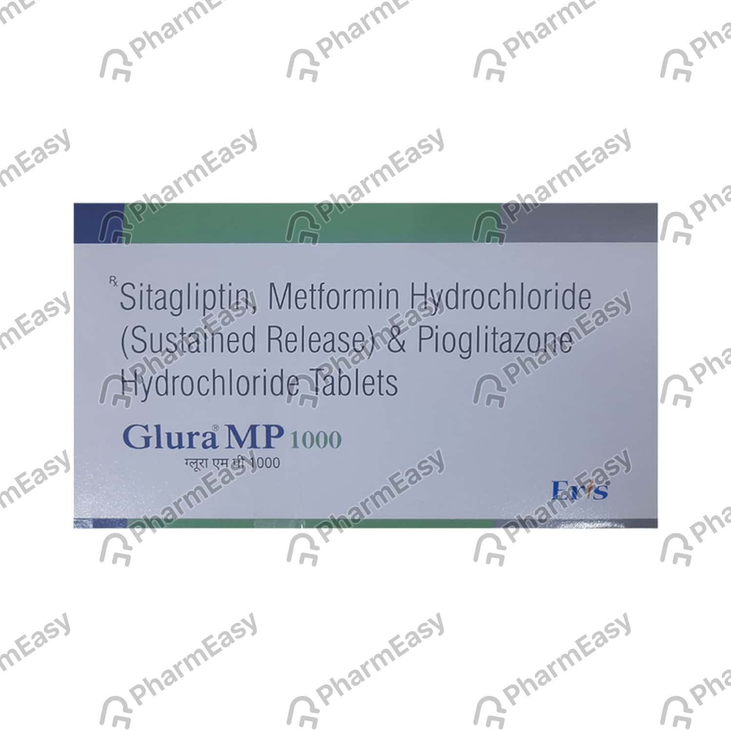 Buy Glura Mp 1000mg Strip Of 10 Tablets Online at Flat 15% OFF | PharmEasy