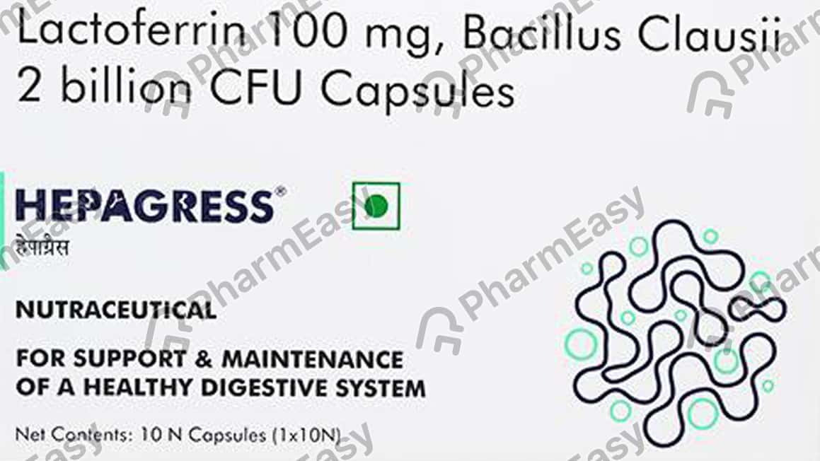 Buy Hepagress Strip Of 10 Capsules Online & Save Up to 24% at PharmEasy