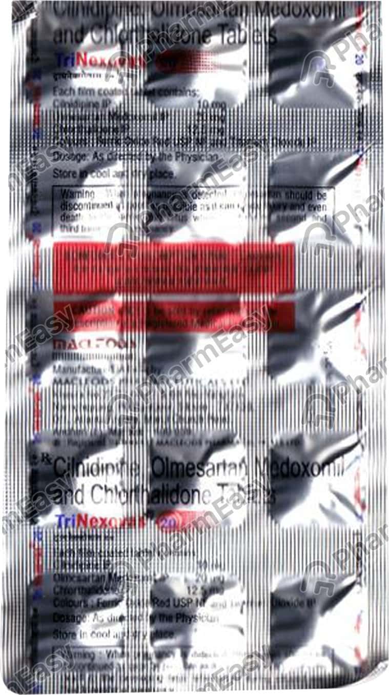 Trinexovas 20mg Strip Of 15 Tablets: Uses, Side Effects, Price & Dosage ...