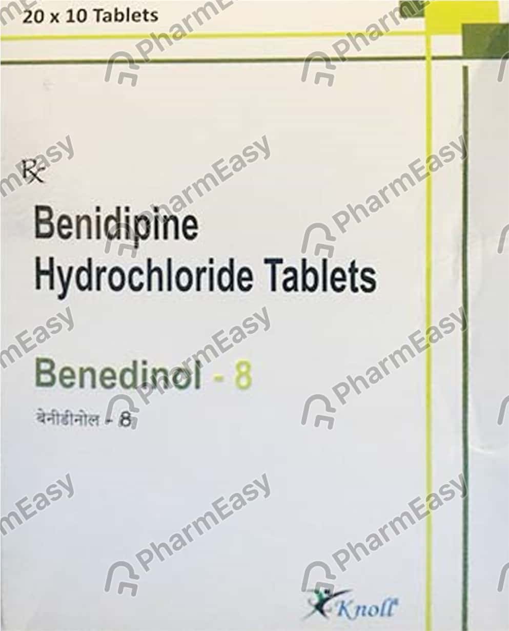 Benedinol 8 MG Tablet (10): Uses, Side Effects, Price & Dosage | PharmEasy