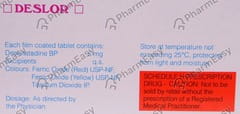 Deslor 5 MG Tablet (15): Uses, Side Effects, Price & Dosage | PharmEasy