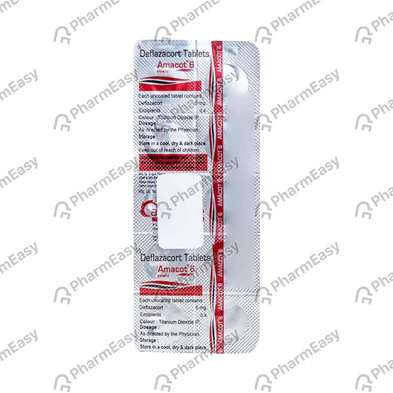 Amacot 6 MG Tablet (10): Uses, Side Effects, Price & Dosage | PharmEasy