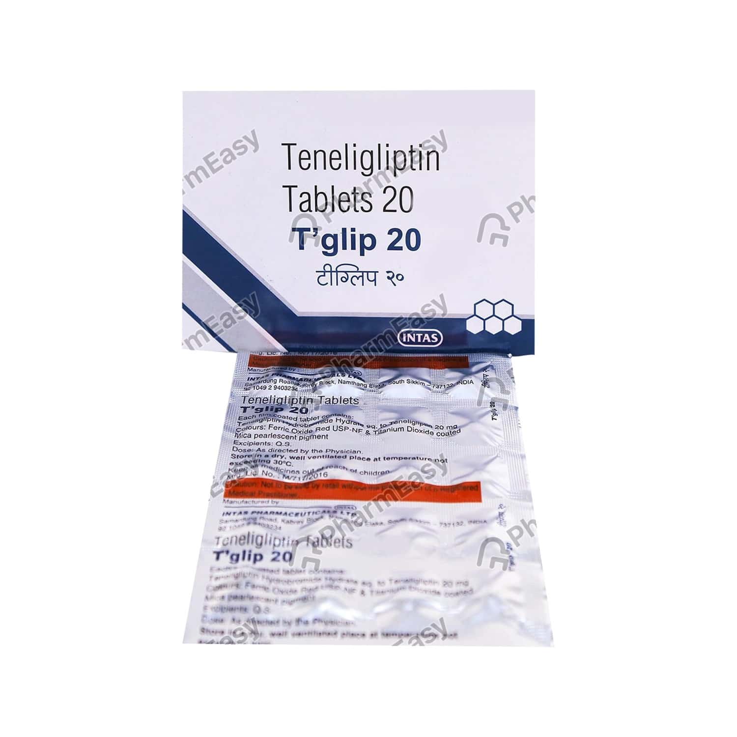 T Glip 20 MG Tablet (20) - Uses, Side Effects, Dosage, Composition ...