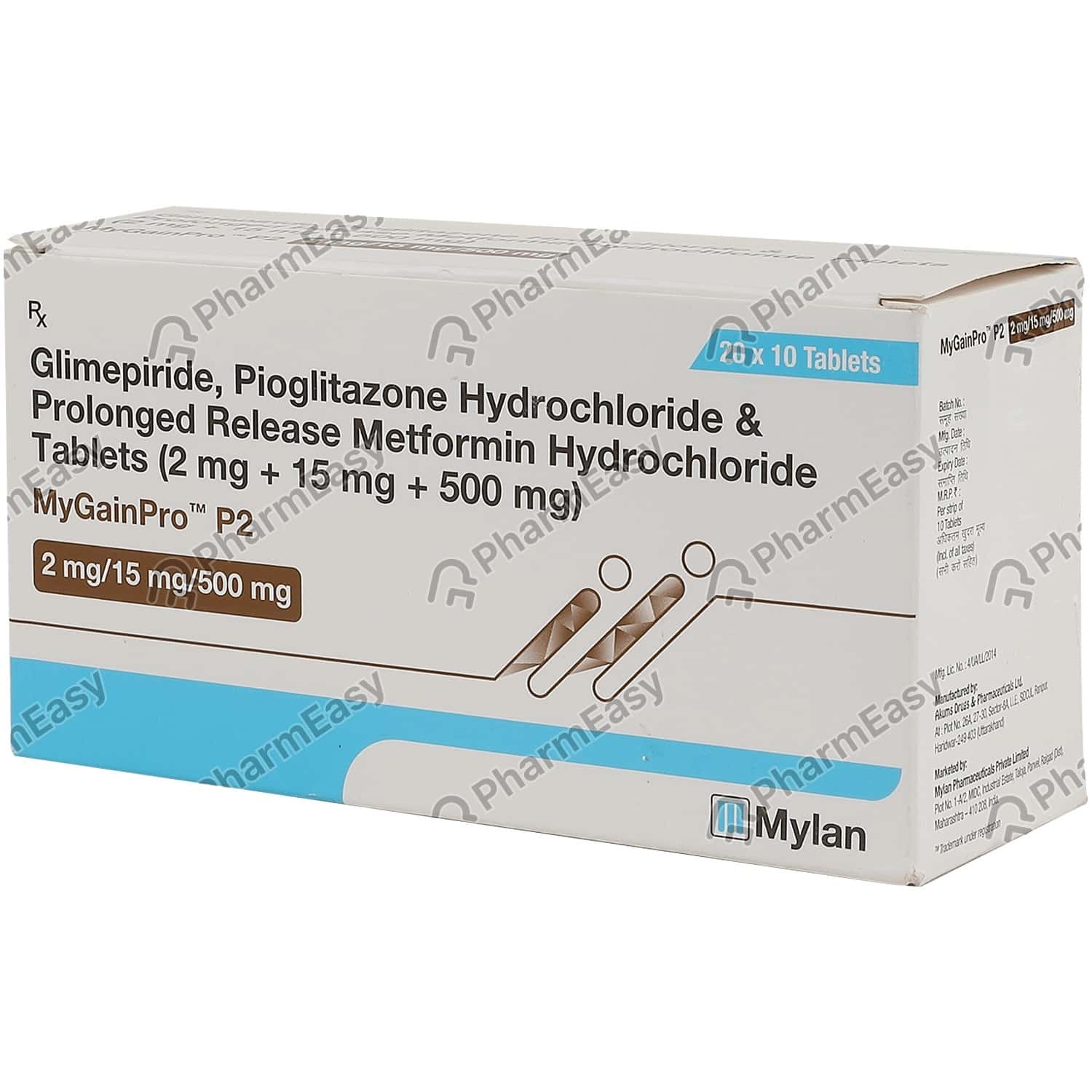 Mygain Pro P 2mg Strip Of 10 Tablets: Uses, Side Effects, Price ...