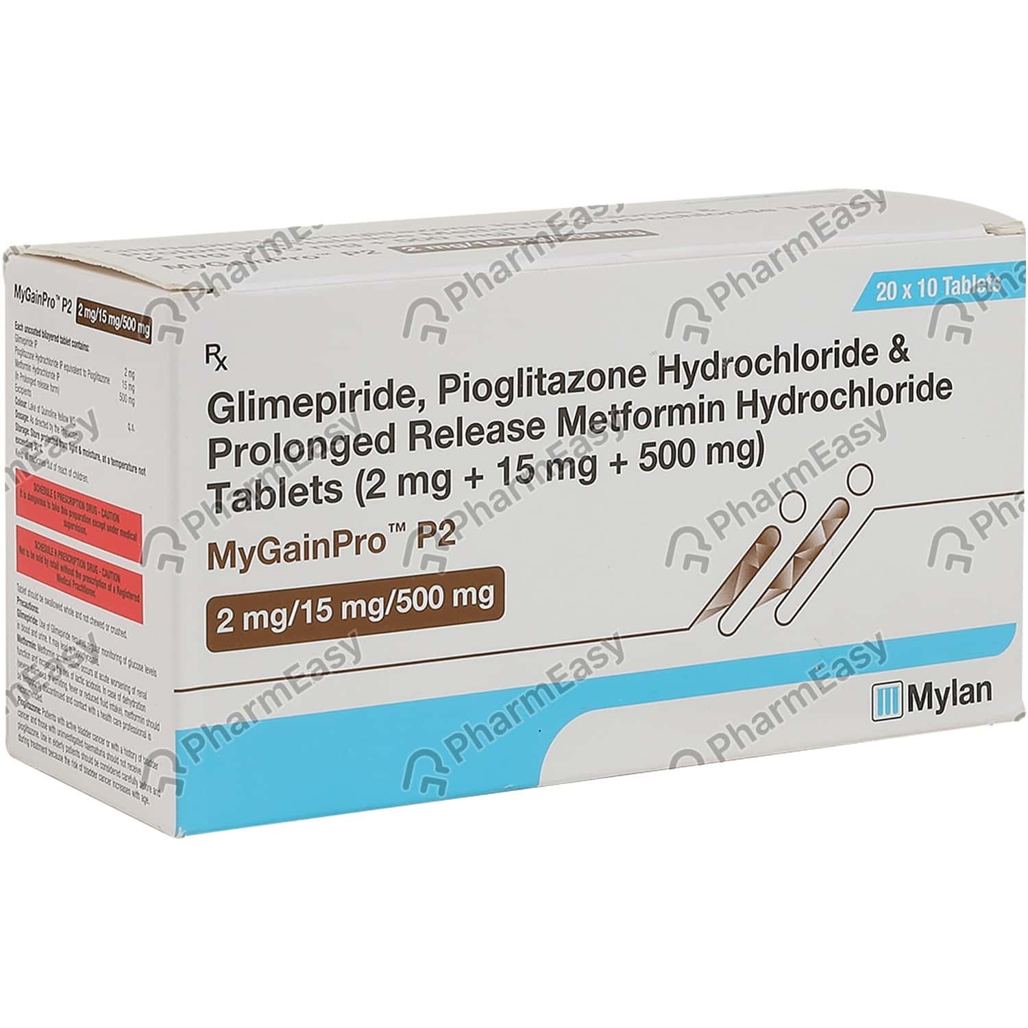 Mygain Pro P 2mg Strip Of 10 Tablets: Uses, Side Effects, Price ...