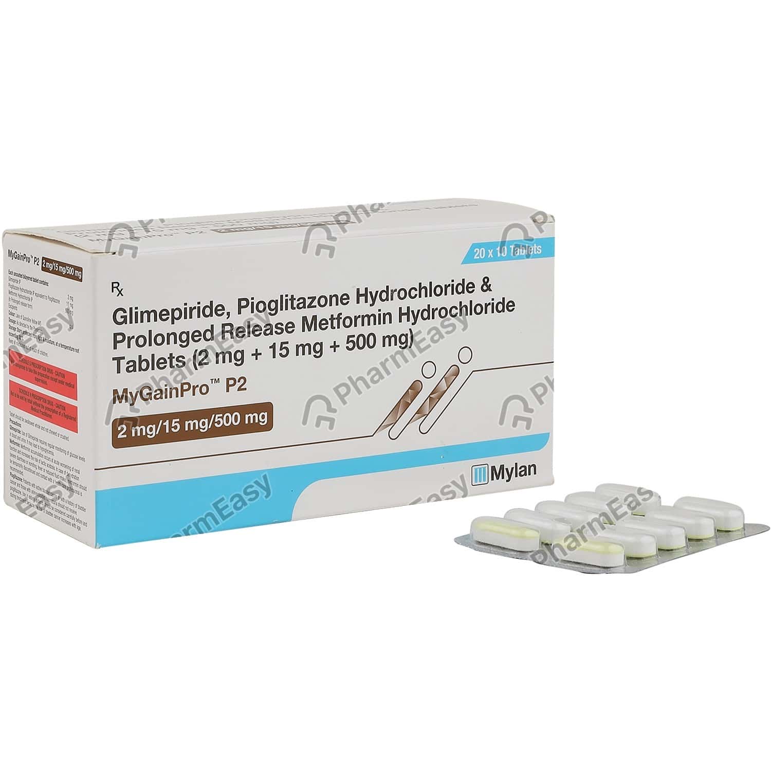 Mygain Pro P 2mg Strip Of 10 Tablets: Uses, Side Effects, Price ...