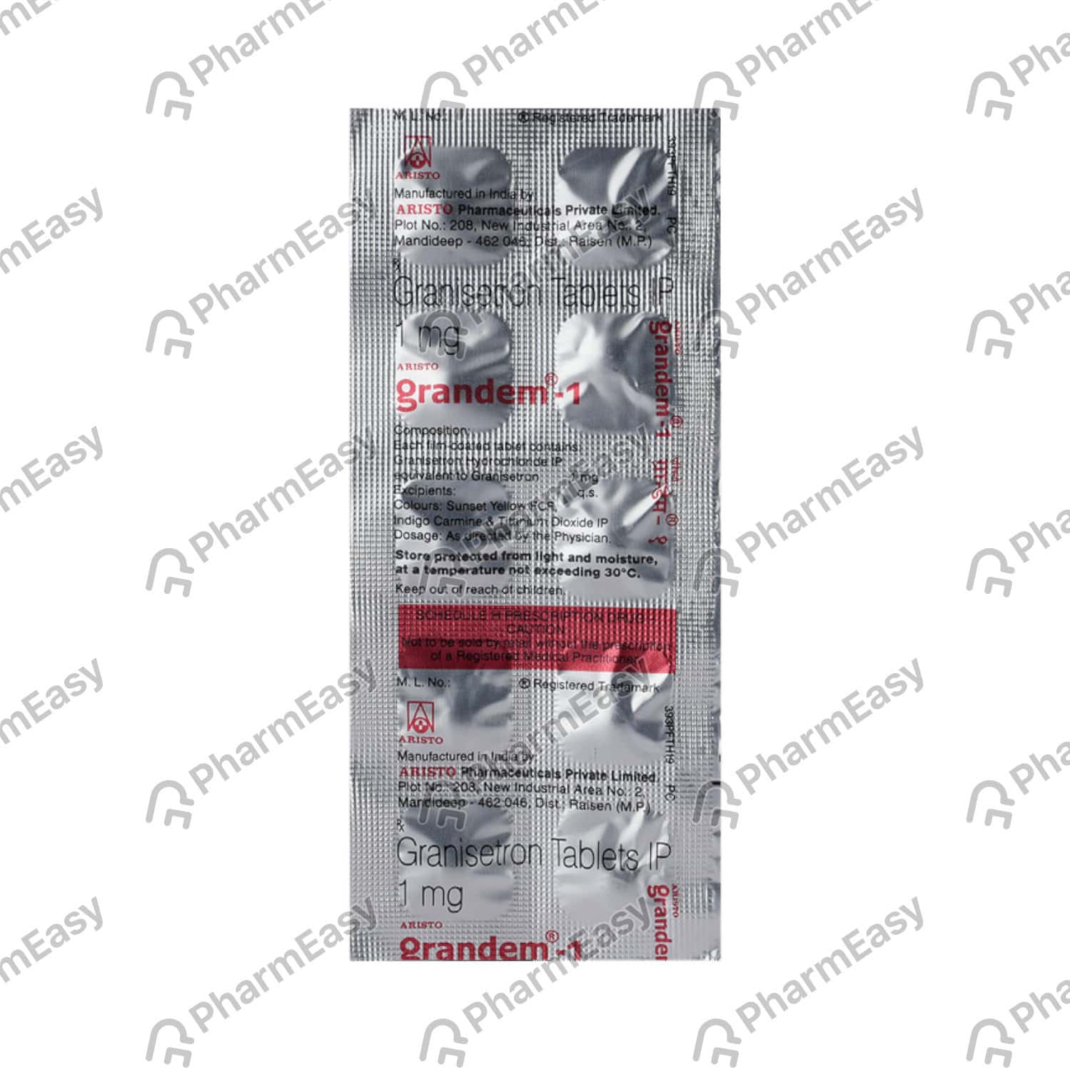 Grandem 1 MG Tablet (10): Uses, Side Effects, Price & Dosage | PharmEasy