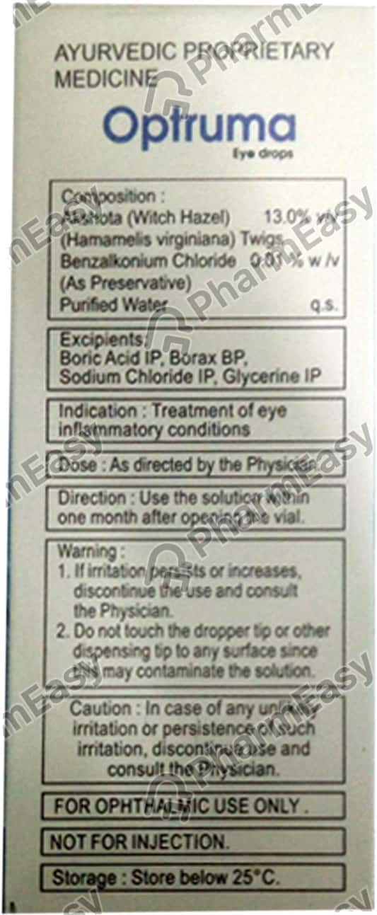 Buy OPTRUMA EYE DROPS 10ML Online & Get Upto 60% OFF at PharmEasy