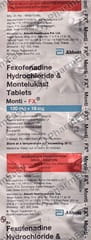 Montina Fx Strip Of 10 Tablets: Uses, Side Effects, Price & Dosage ...