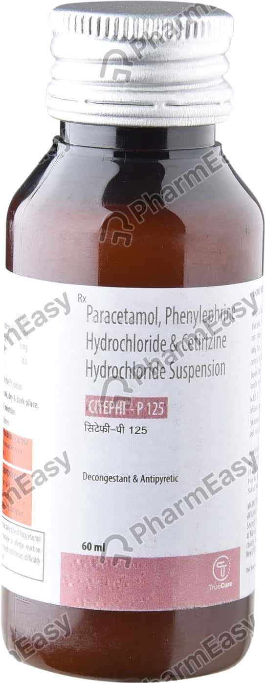 Citephi P 125mg Bottle Of 60ml Suspension: Uses, Side Effects, Price ...