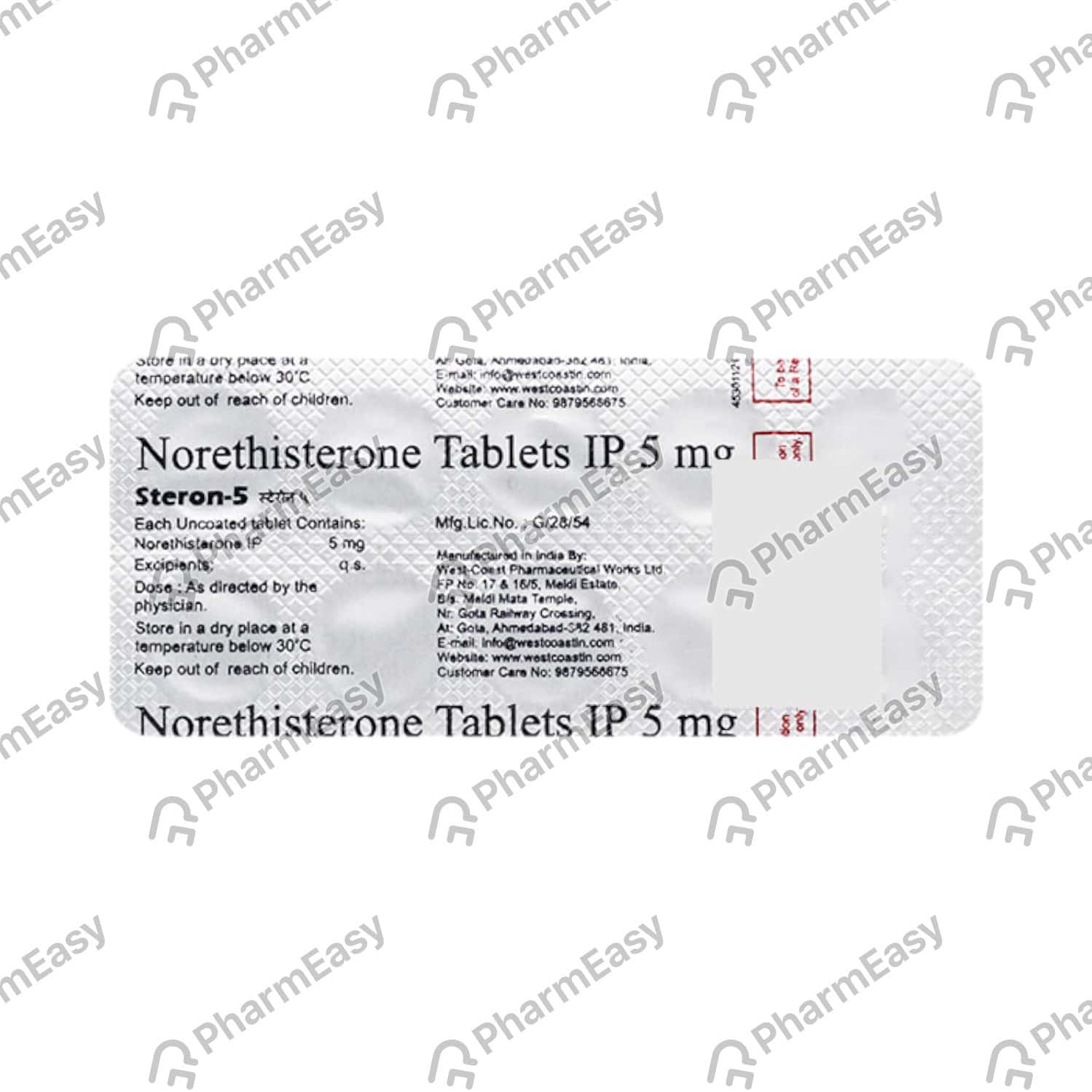 Steron 5 Tablet: Uses, Side-effects, Price, Dosage & More Info - PharmEasy
