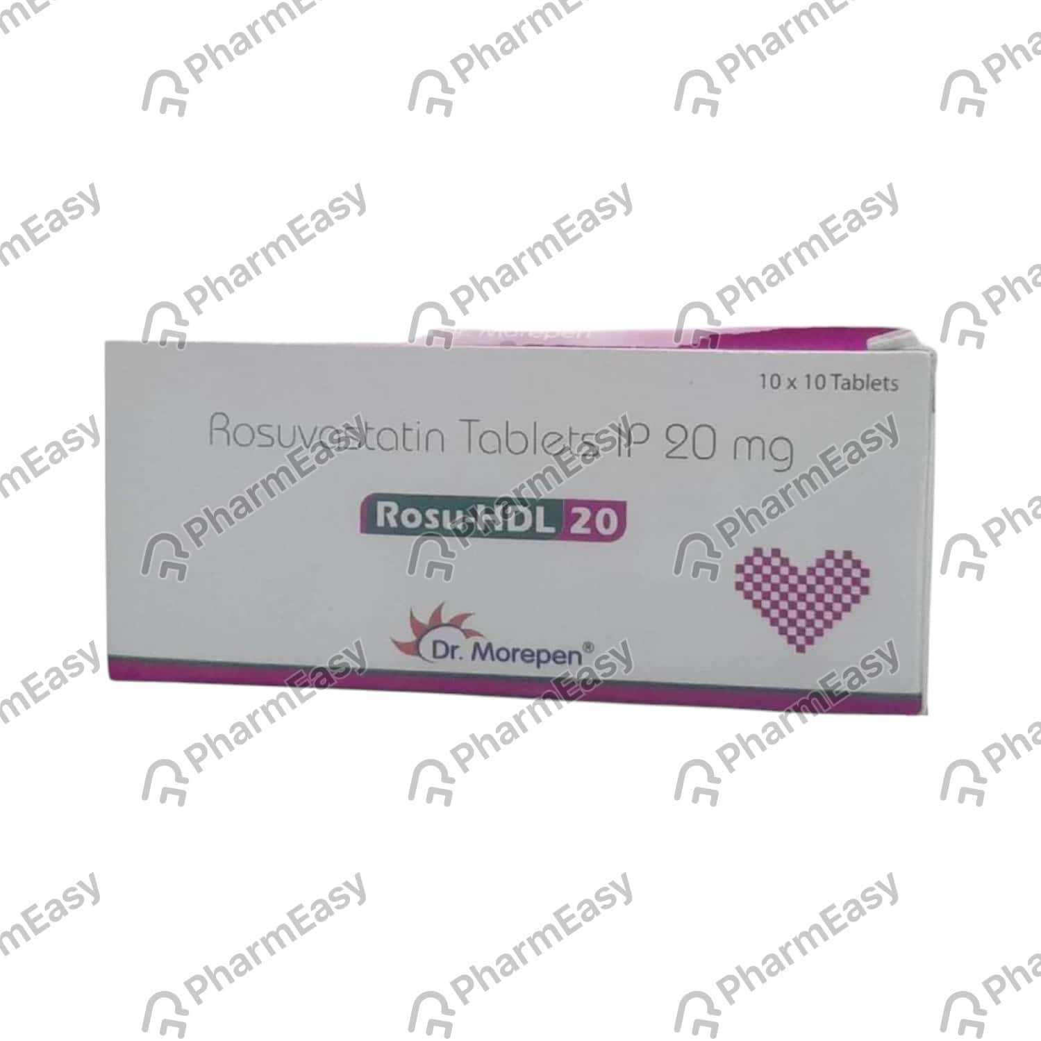 Rosu Hdl 20 MG Tablet (10): Uses, Side Effects, Price & Dosage | PharmEasy