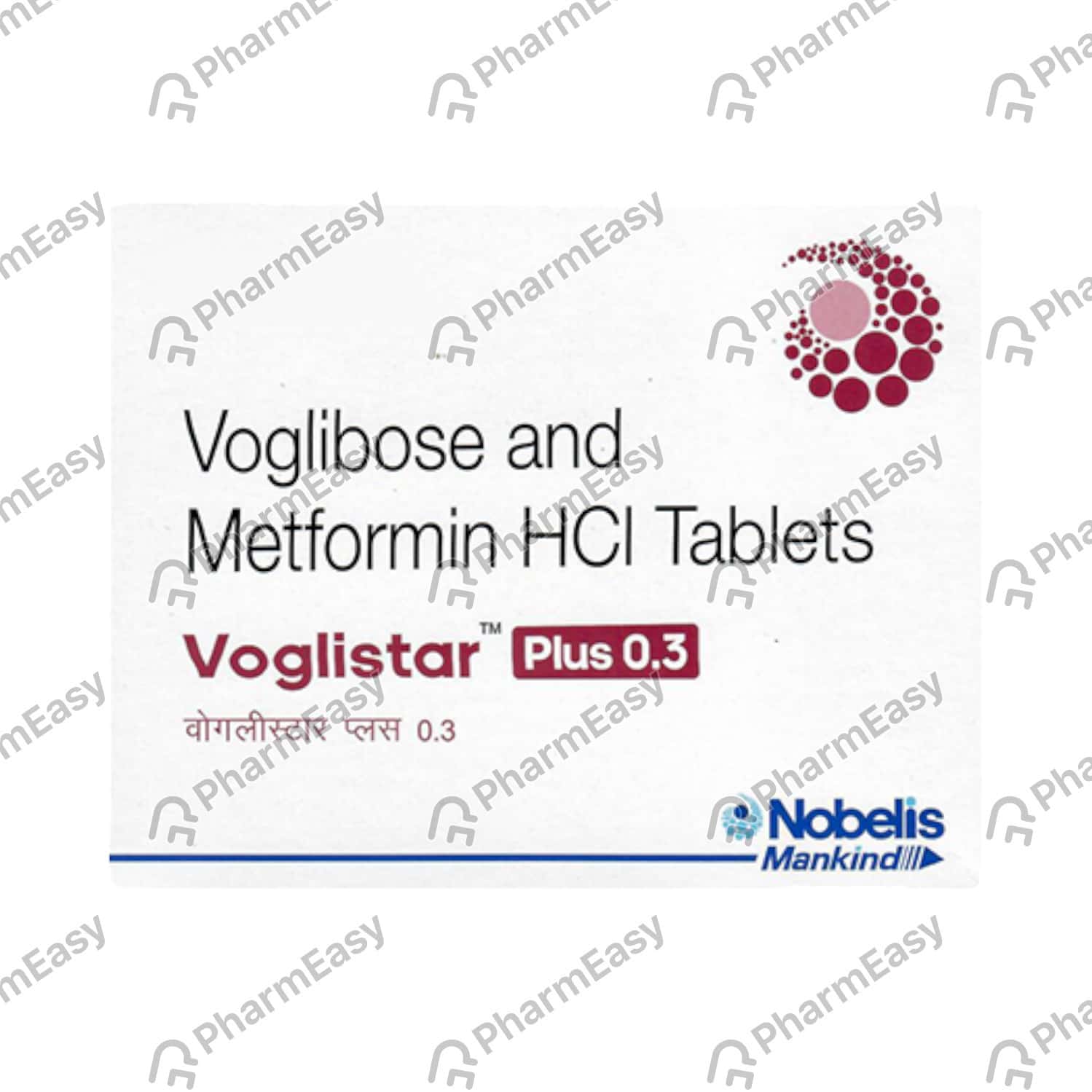 Voglistar Plus 0.3mg Strip Of 15 Tablets: Uses, Side Effects, Price ...