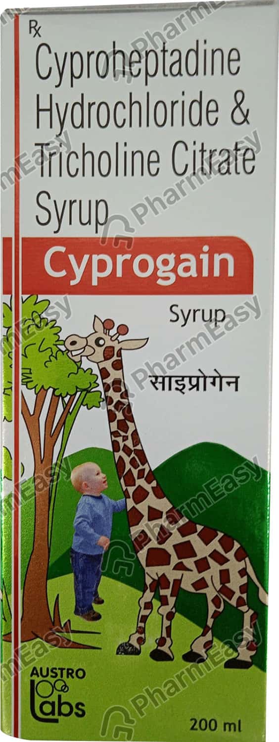 Cyprogain Bottle Of 200ml Syrup: Uses, Side Effects, Price & Dosage ...