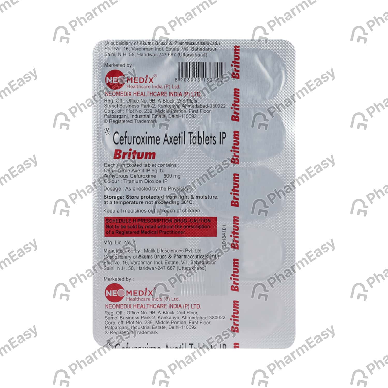 Britum 500 MG Tablet (10): Uses, Side Effects, Price & Dosage | PharmEasy