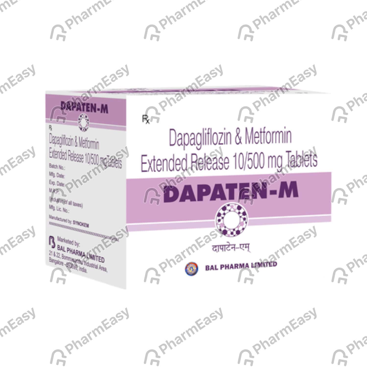 Dapaten M 10/500mg Strip Of 15 Tablets: Uses, Side Effects, Price ...