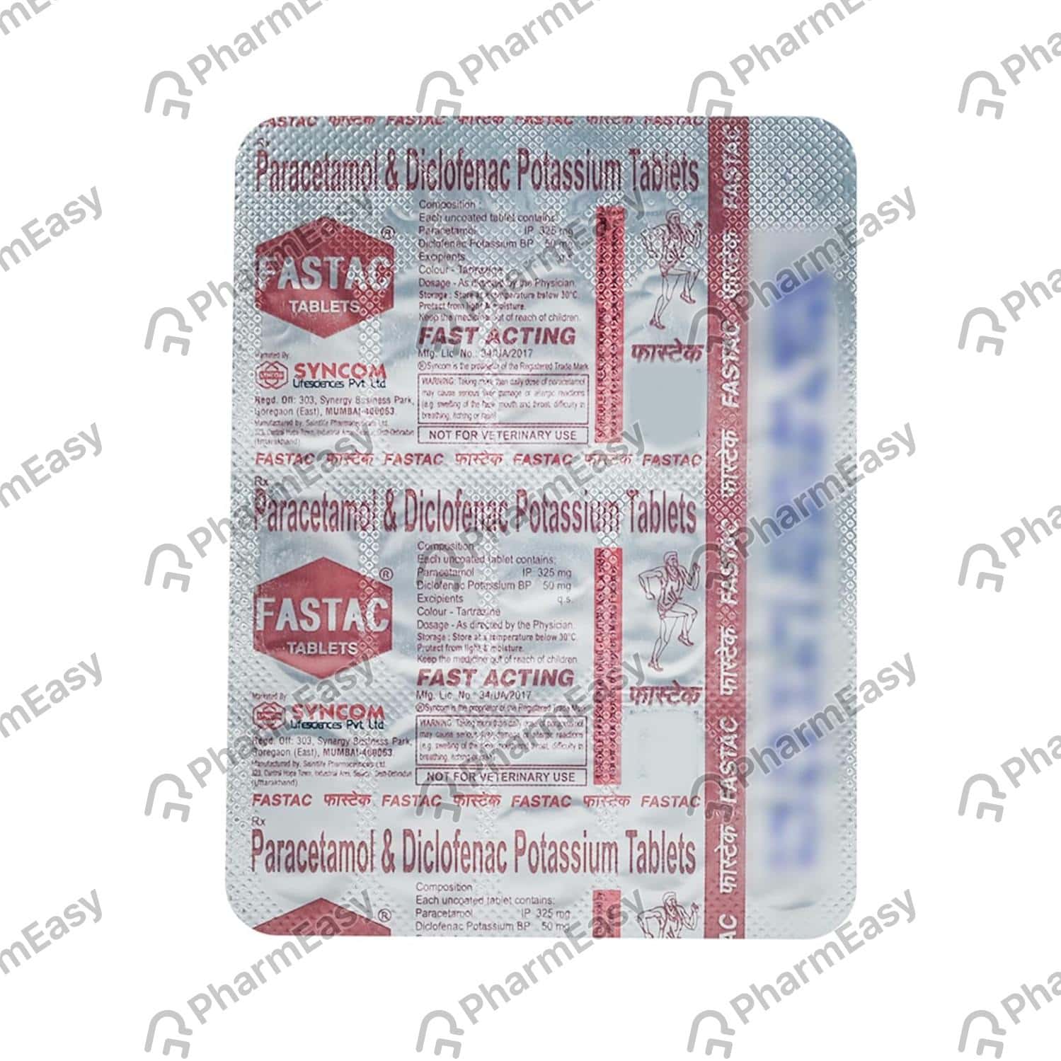Buy Fastac Strip Of 15 Tablets Online at Flat 15% OFF | PharmEasy