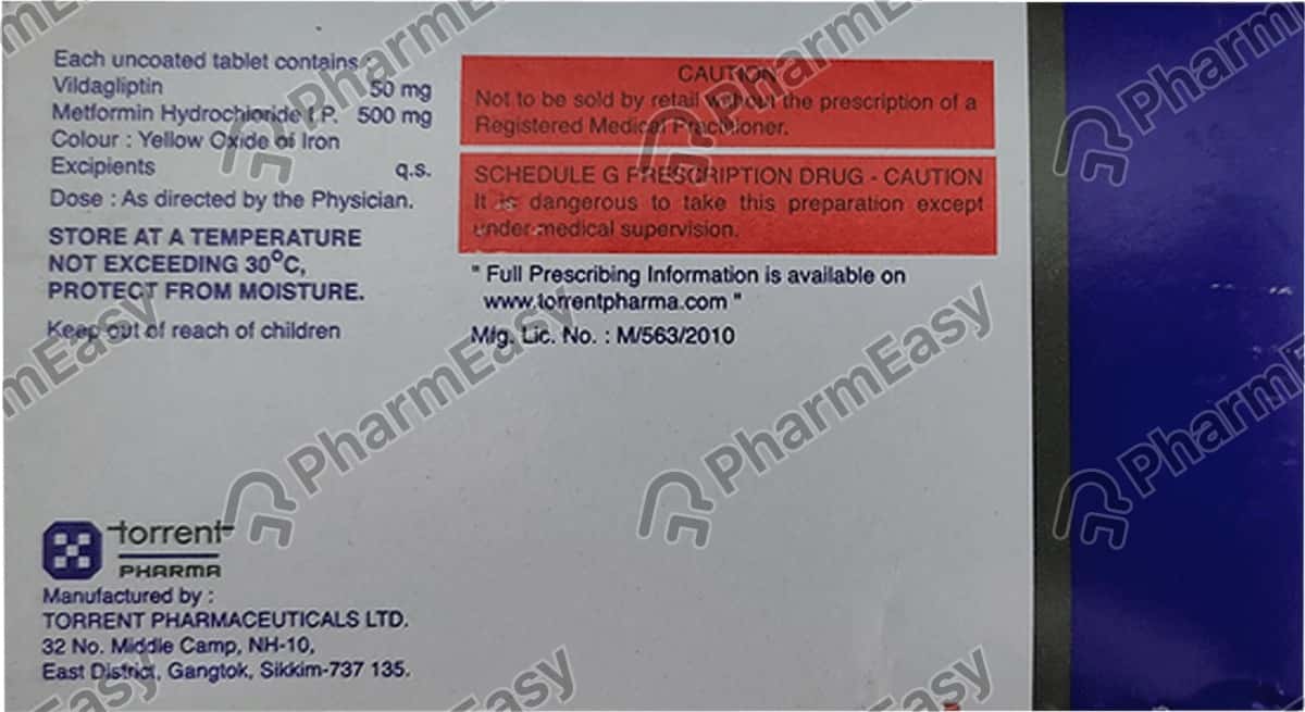Encelin M 50/500mg Strip Of 10 Tablets: Uses, Side Effects, Price ...