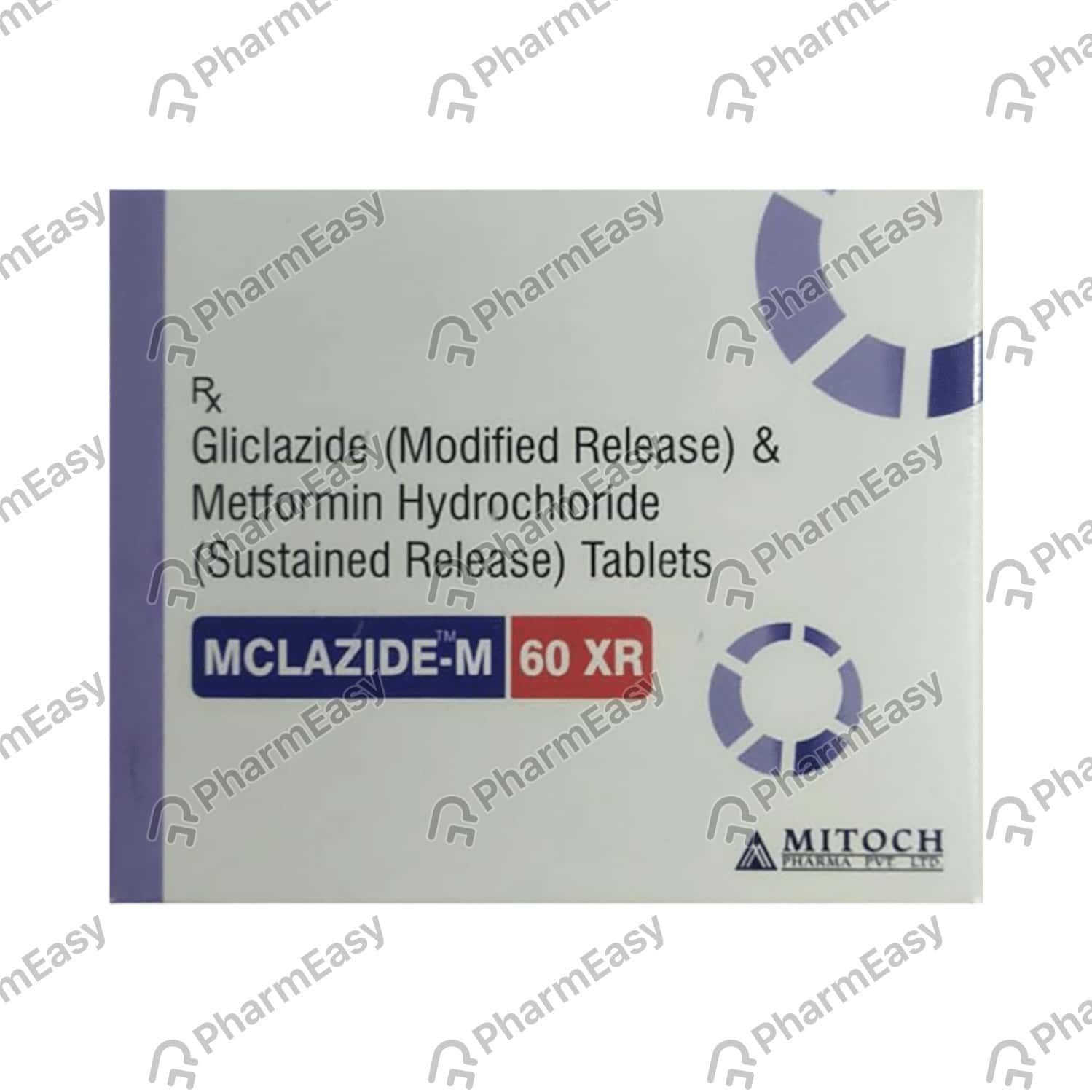 Mclazide M 60mg Xr Strip Of 15 Tablets: Uses, Side Effects, Price ...