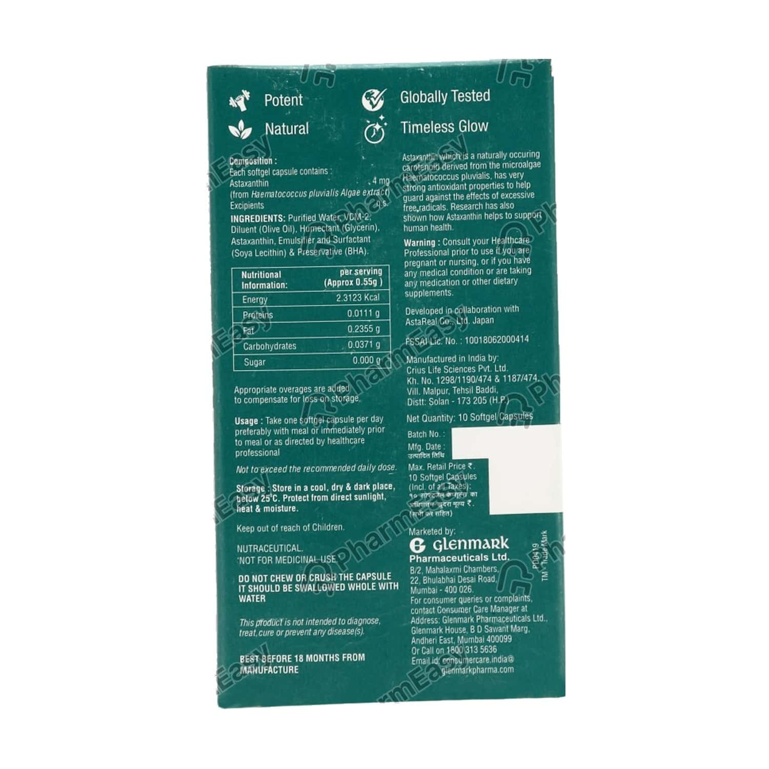 Buy Xantox 4 MG Capsule (10) Online at Flat 18% OFF* | PharmEasy