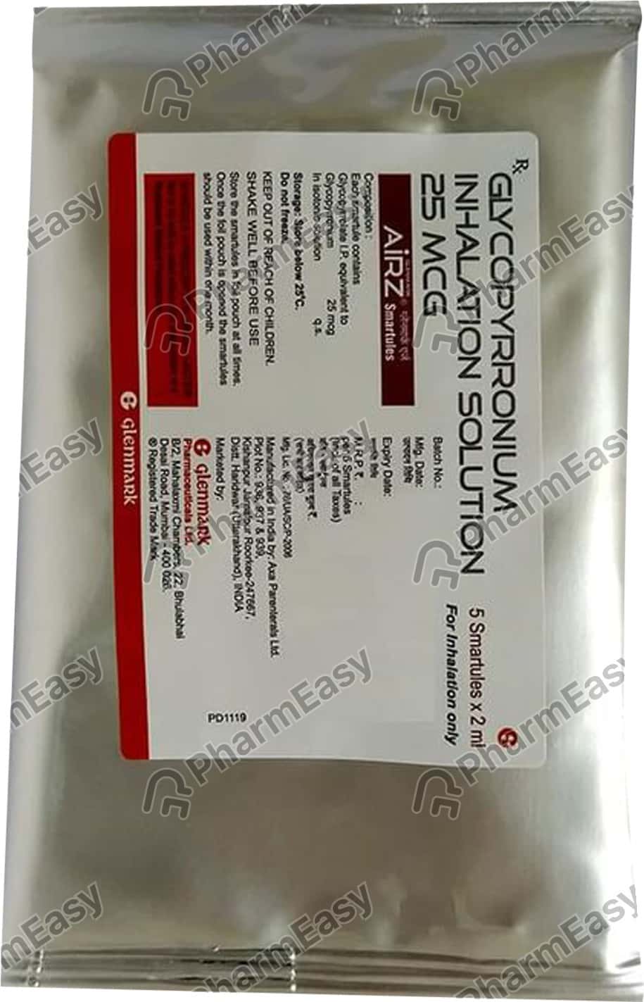 Airz 25 MCG Smartule (5): Uses, Side Effects, Price & Dosage | PharmEasy