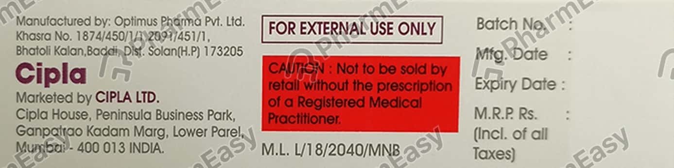 Ludura 1 %W/W Cream (50): Uses, Side Effects, Price & Dosage | PharmEasy