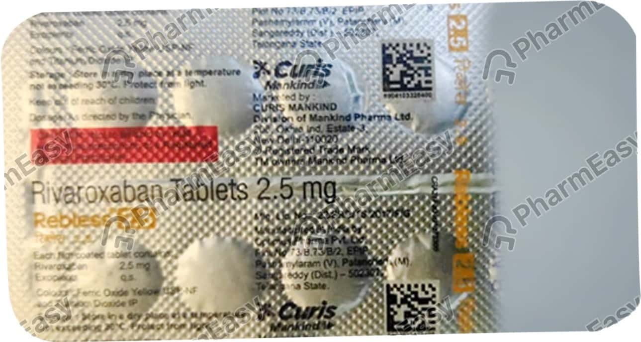 Rebless 2.5 MG Tablet (10): Uses, Side Effects, Price & Dosage | PharmEasy