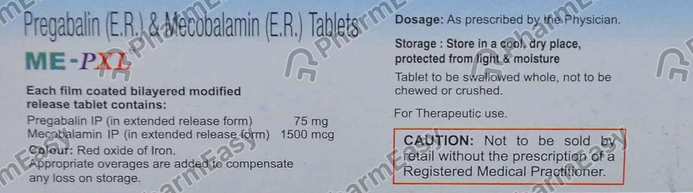Me Pxl Strip Of 15 Tablets: Uses, Side Effects, Price & Dosage | PharmEasy