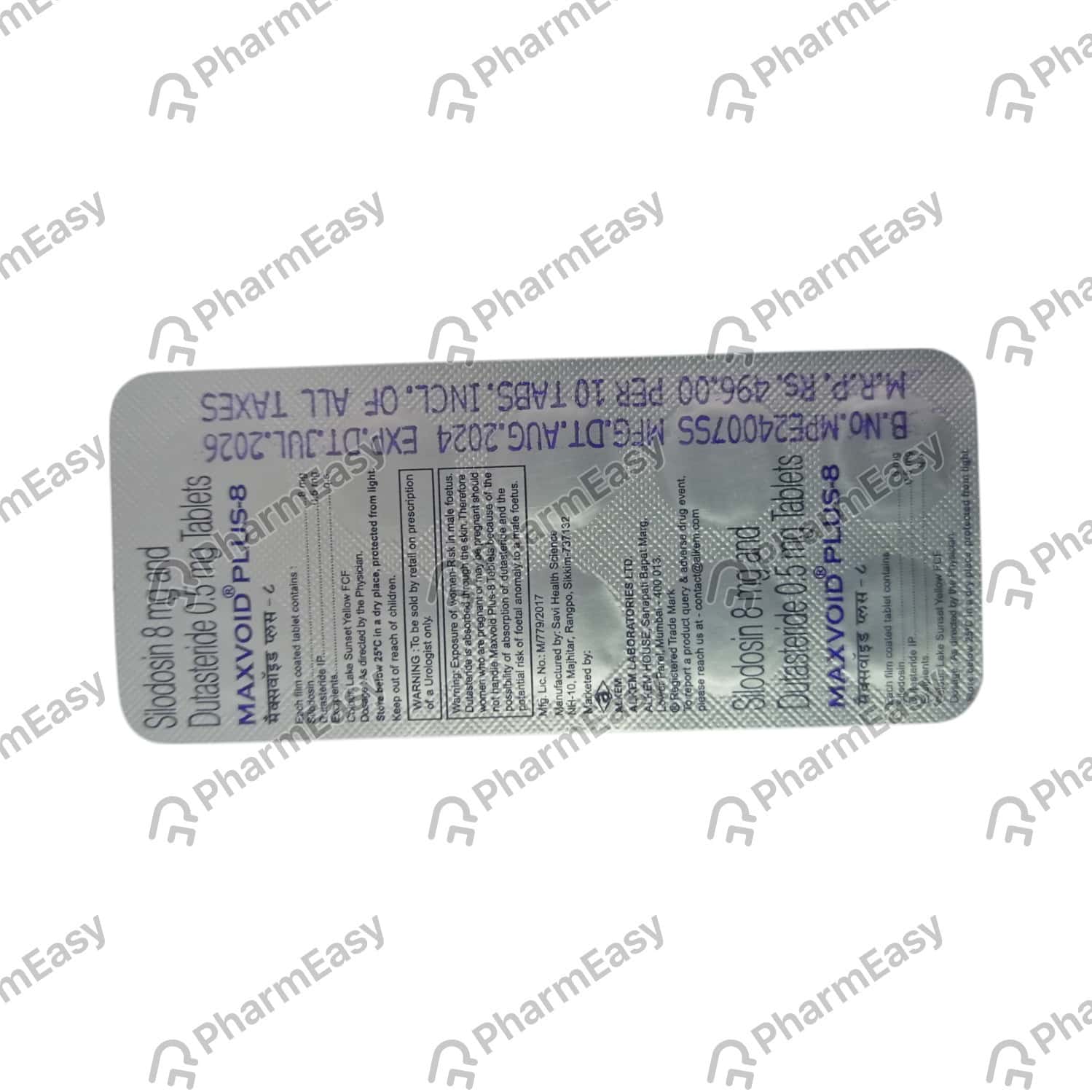 Buy Maxvoid Plus 8mg Strip Of 10 Tablets Online at Flat 15% OFF | PharmEasy