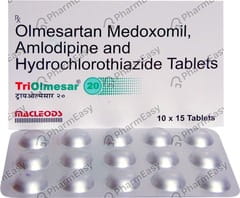 Triolmesar 20mg Strip Of 15 Tablets: Uses, Side Effects, Price & Dosage ...