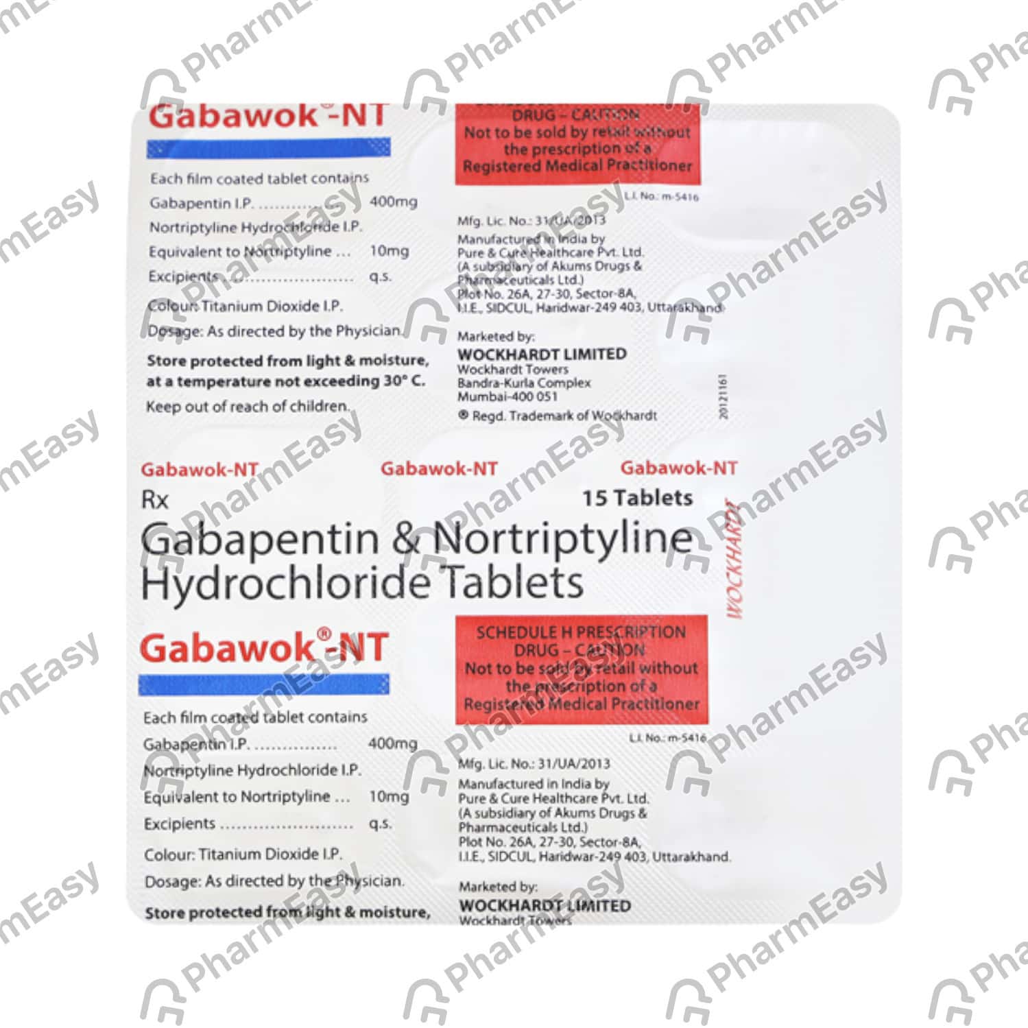 Gabawok Nt Strip Of 15 Tablets: Uses, Side Effects, Price & Dosage ...
