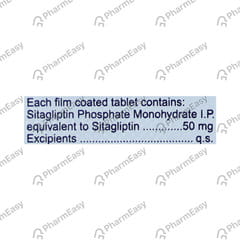 Sitacip 50 MG Tablet (10): Uses, Side Effects, Price & Dosage | PharmEasy