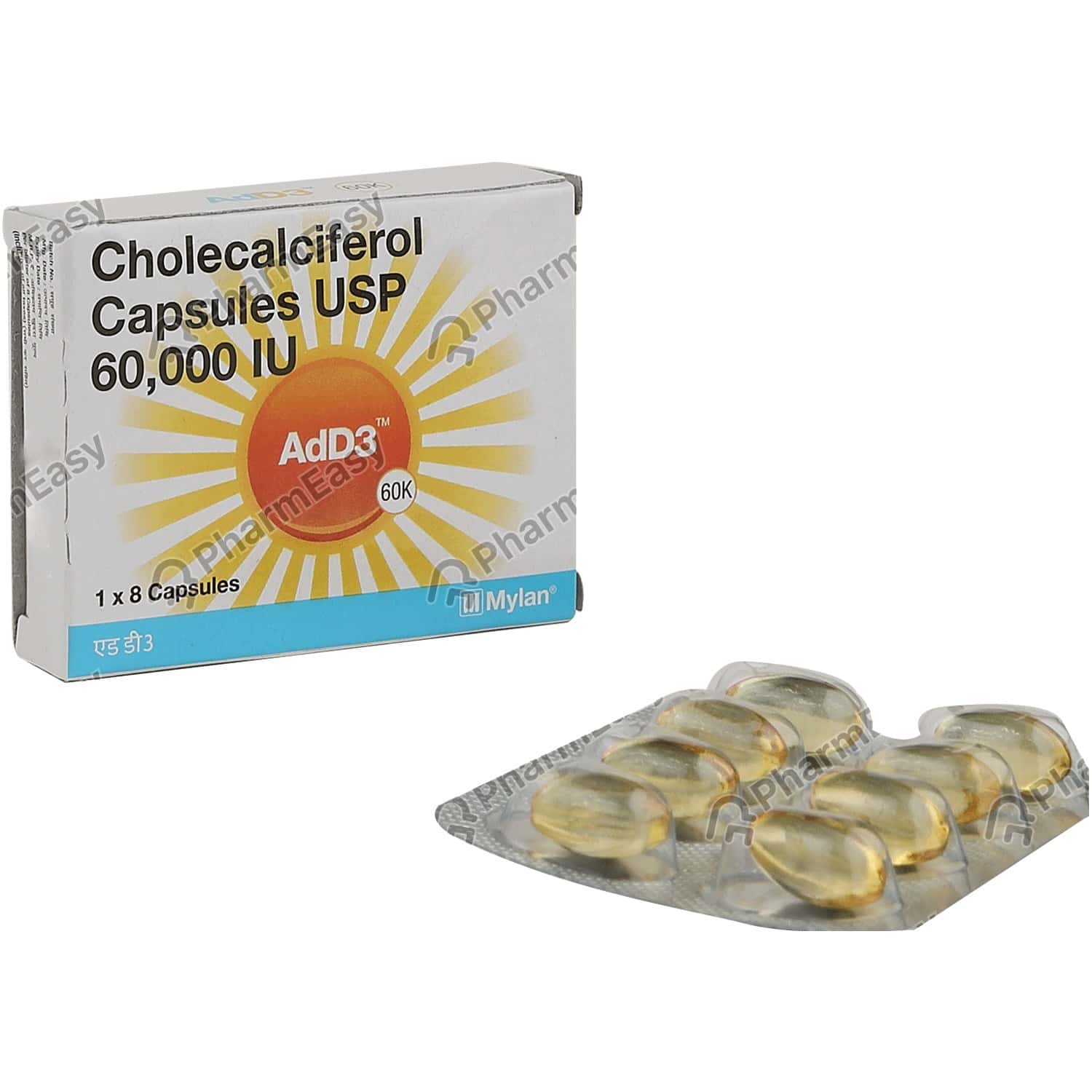 Add3 60000 IU Capsule (8): Uses, Side Effects, Price & Dosage | PharmEasy
