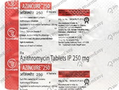 Azincure 250 MG Tablet (6): Uses, Side Effects, Price & Dosage | PharmEasy