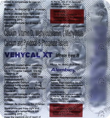 Vehycal Xt Strip Of 15 Tablets: Uses, Side Effects, Price & Dosage ...