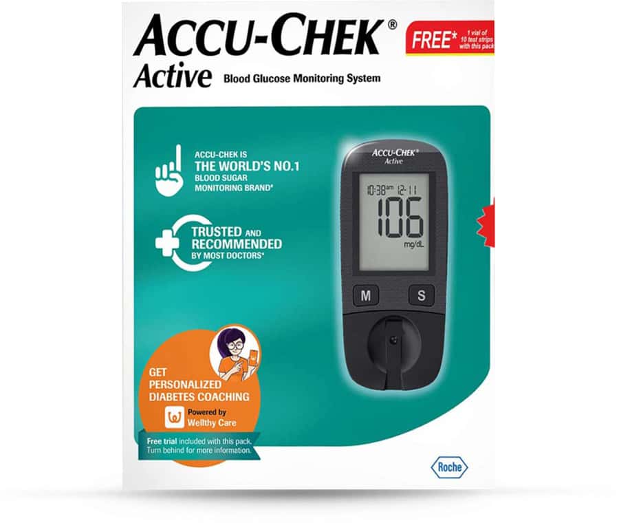 Buy ACCU-CHEK ACTIVE GLUCOMETER TEST STRIPS BOX OF 50 Online & Get Upto ...