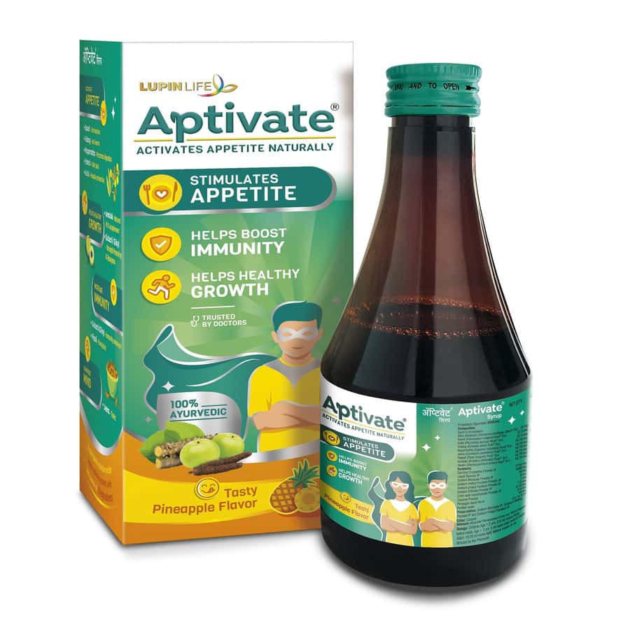 Buy APTIVATE TASTY PINEAPPLE APPETITE STIMULATING SYRUP BOTTLE OF 175 ...