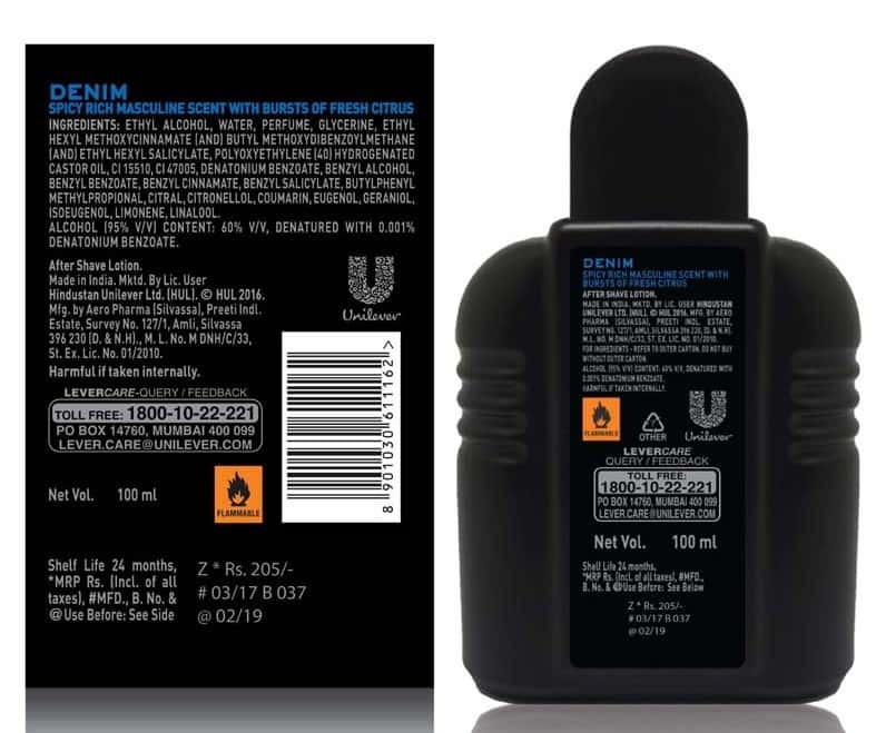 Buy Axe Signature Denim After Shave Lotion Bottle Of 100 Ml Online at ...