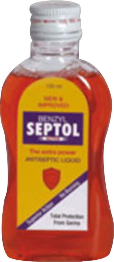 Buy BENZYL SEPTOL ACTIVE ANTISEPTIC LIQUID 100ML Online & Get Upto 60% ...
