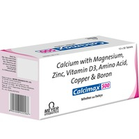Buy CALCIMAX 500 HEALTH SUPPLEMENT TABLETS (500 MG OF CALCIUM) BOX OF ...