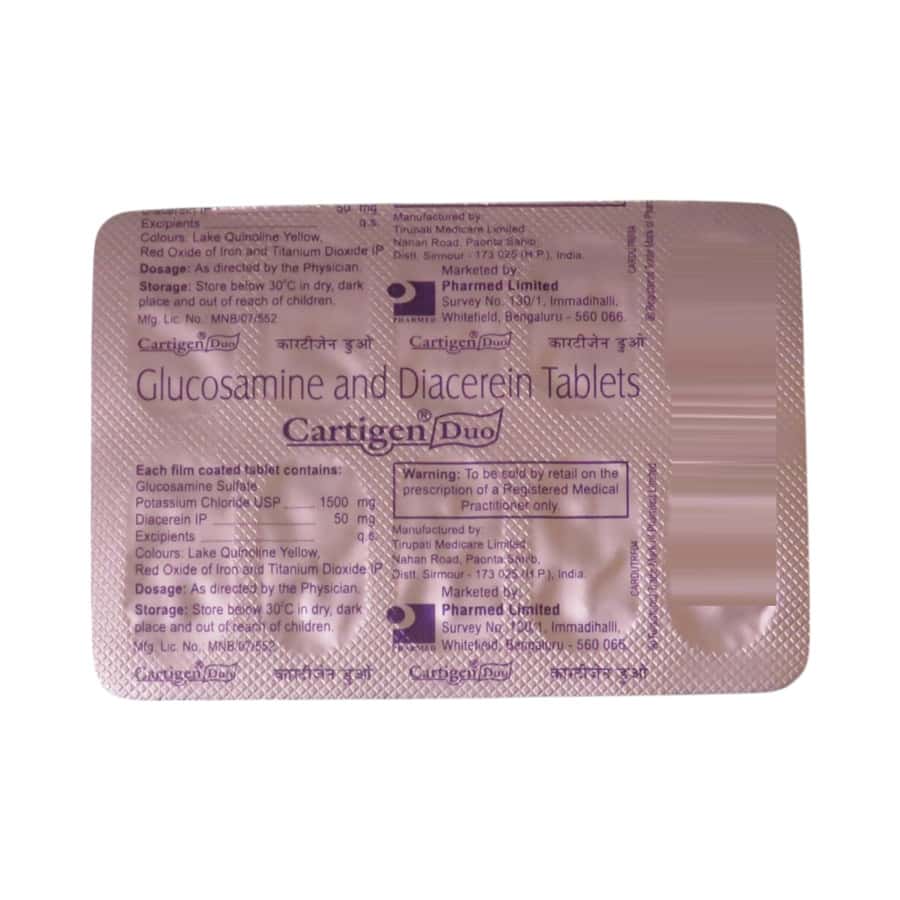 Buy CARTIGEN PRO STRIP OF 10 TABLETS Online & Get Upto 60% OFF at PharmEasy