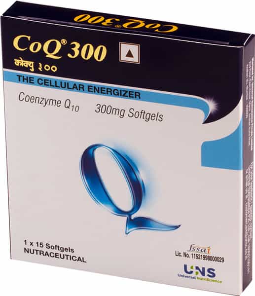 Buy COQ 300MG HEALTH SUPPLEMENT CAPSULES STRIP OF 15 Online & Get Upto ...