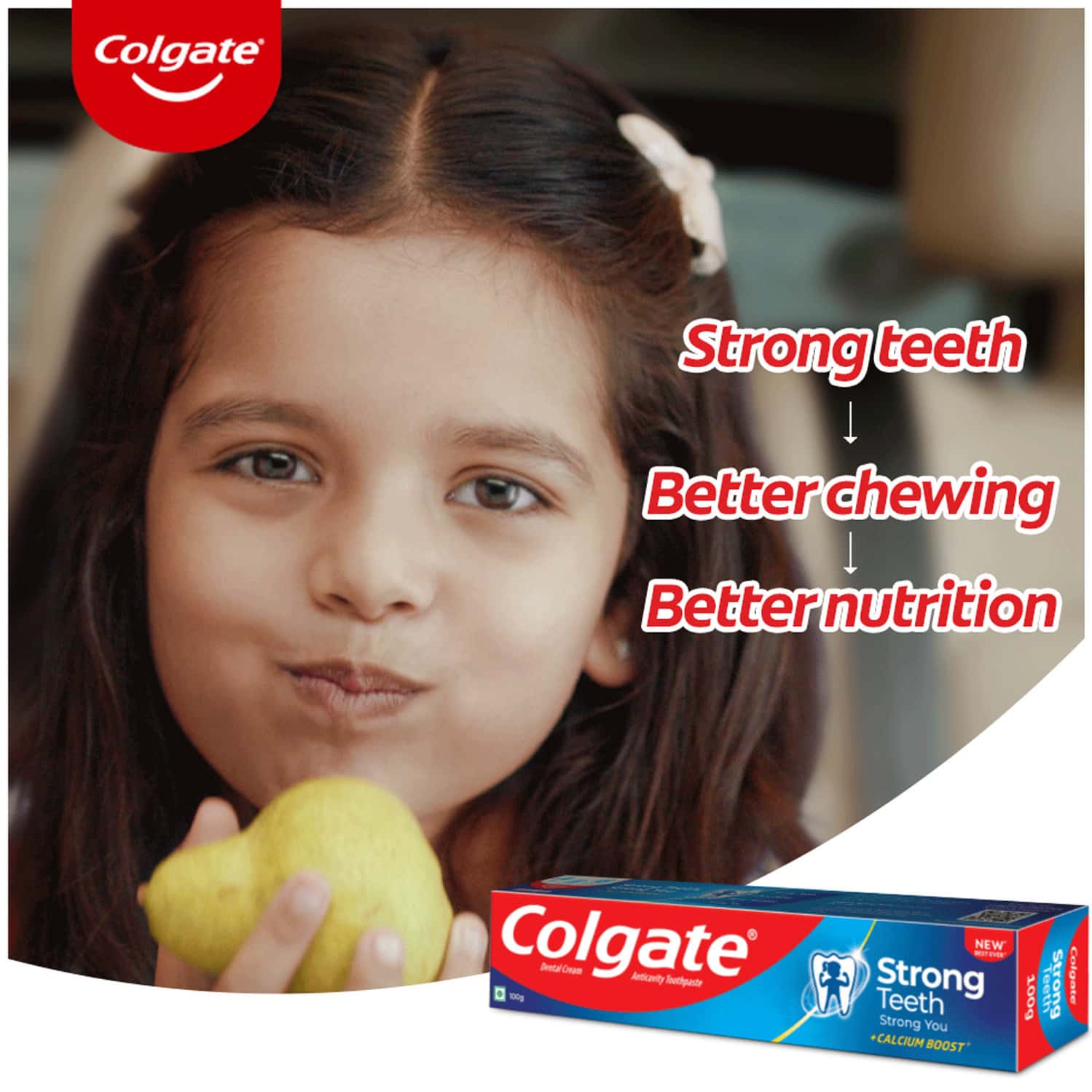 Buy COLGATE TOOTHPASTE - STRONG TEETH DENTAL CREAM - 200 G - ANTI ...