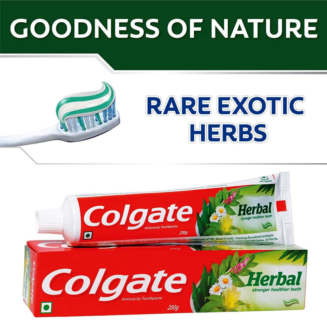 Buy COLGATE TOOTHPASTE - HERBAL - 100 G - NATURAL Online & Get Upto 60% ...