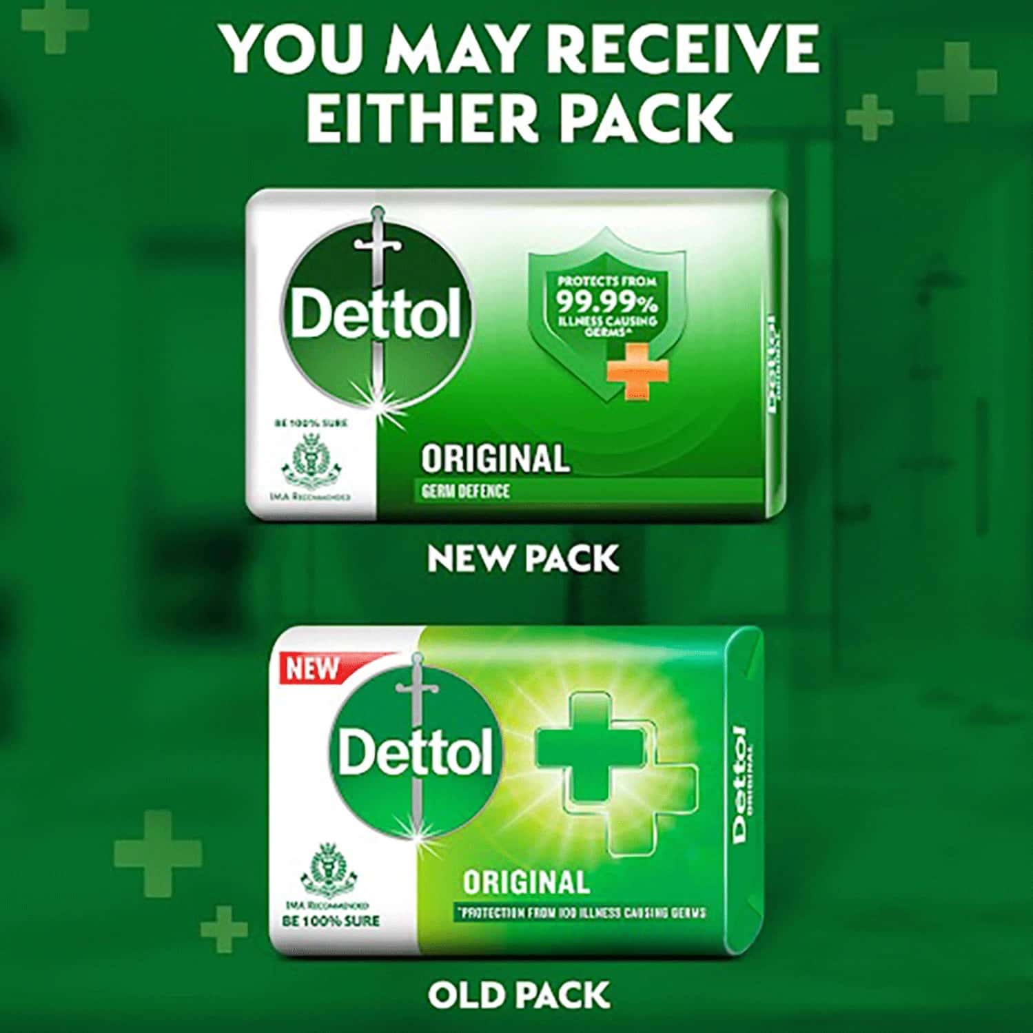 Buy DETTOL ORIGINAL GERM PROTECTION BATHING SOAP BAR - 125G Online ...