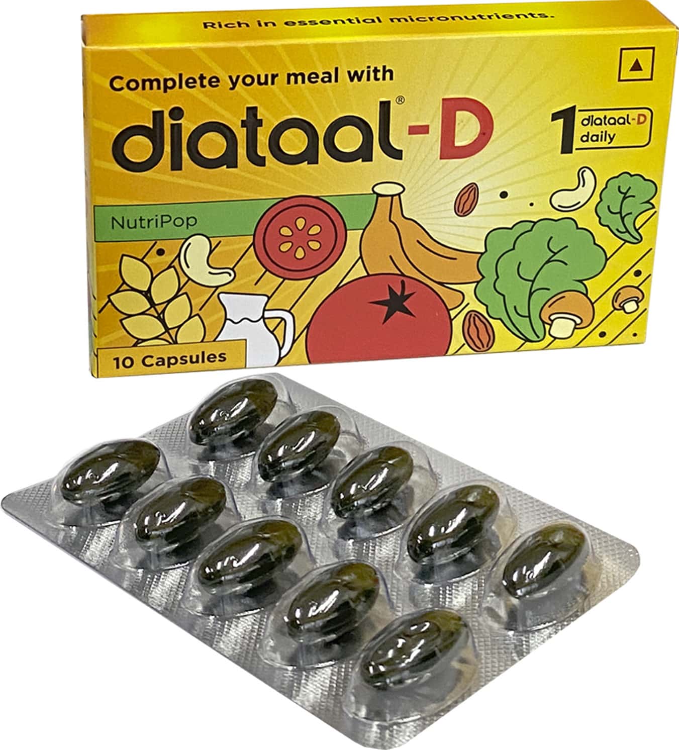 Buy DIATAAL-D MULTIVITAMIN WITH VITAMIN D FOR HEART HEALTH & STRONG ...
