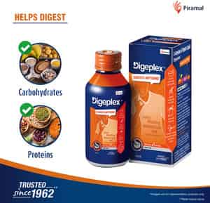 Buy DIGEPLEX DIGESTION LIQUID SUGAR FREE BOTTLE OF 100ML Online & Get ...