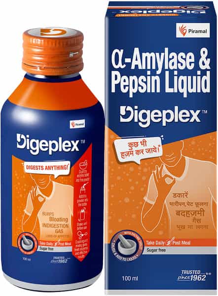 Buy DIGEPLEX ORIGINAL DIGESTION LIQUID SUGAR FREE BOTTLE OF 100ML ...