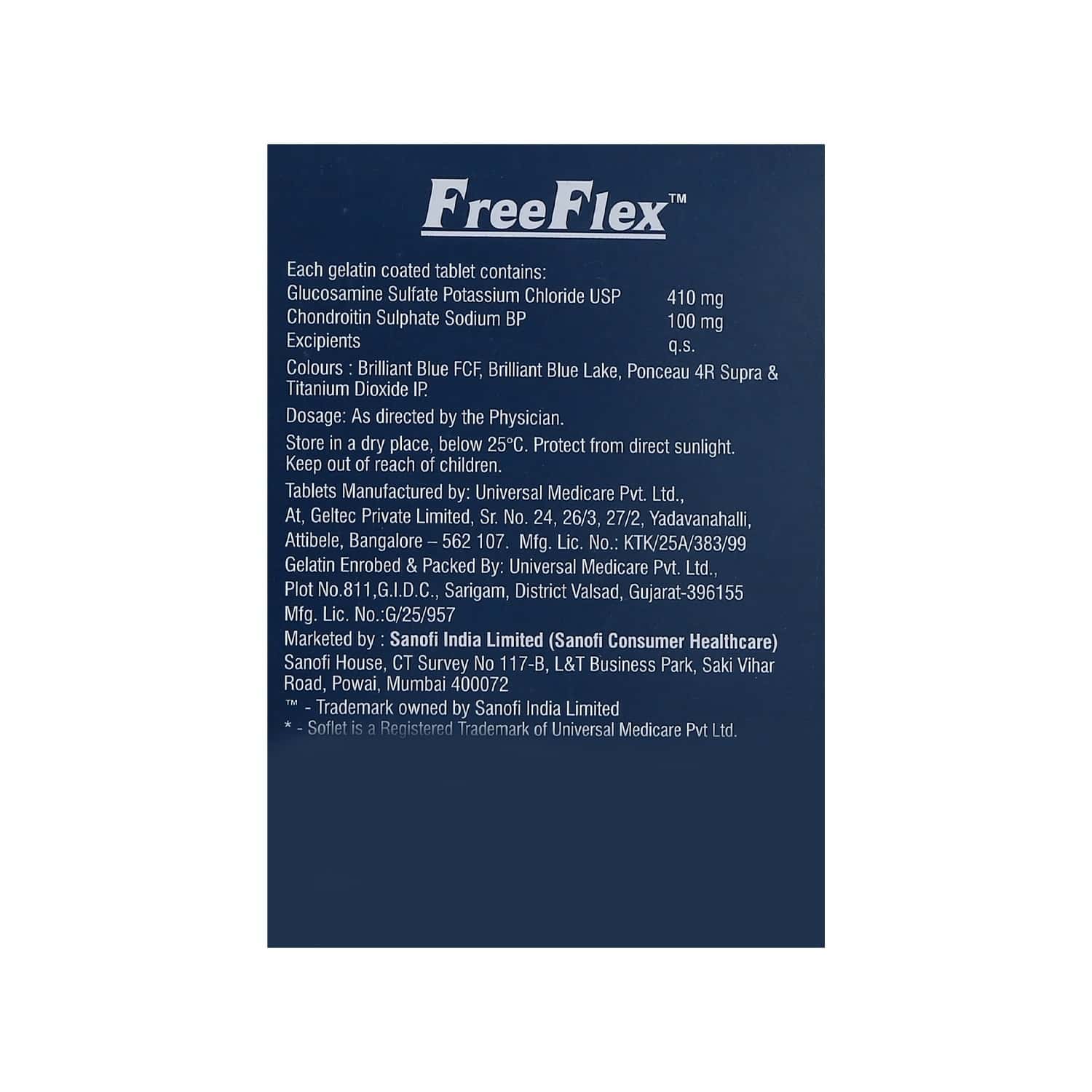 Buy FREEFLEX JOINT HEALTH SOFLETS STRIP OF 15 Online & Get Upto 60% OFF ...