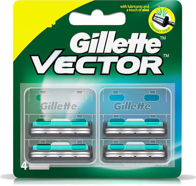 gillette vector shaving blade